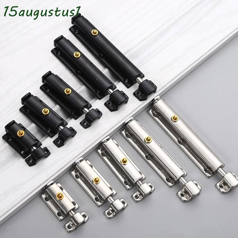 AUGUSTUS Automatic Door Bolt, Stainless Steel Spring Door Buckle, Retro ...