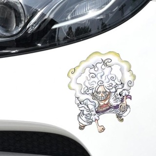 Nika Luffy Car Sticker One Piece Animation Sticker Scratch Covering Sun ...