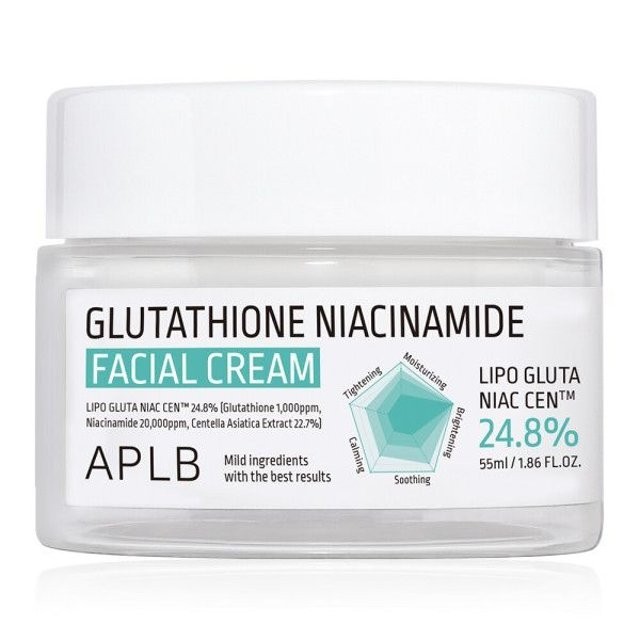 Aple B Glutathione Niacinamide Facial Cream 55ml X2pack Facial