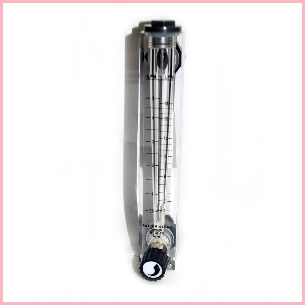 ∈ Flow Meter 5 GPM Long With Regulator 1/2 NPT (American Power ...