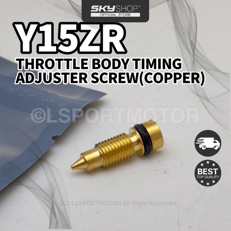 YAMAHA Y15ZR Y16ZR THROTTLE BODY TIMING ADJUSTER SCREW (COPPER)Y15 ...