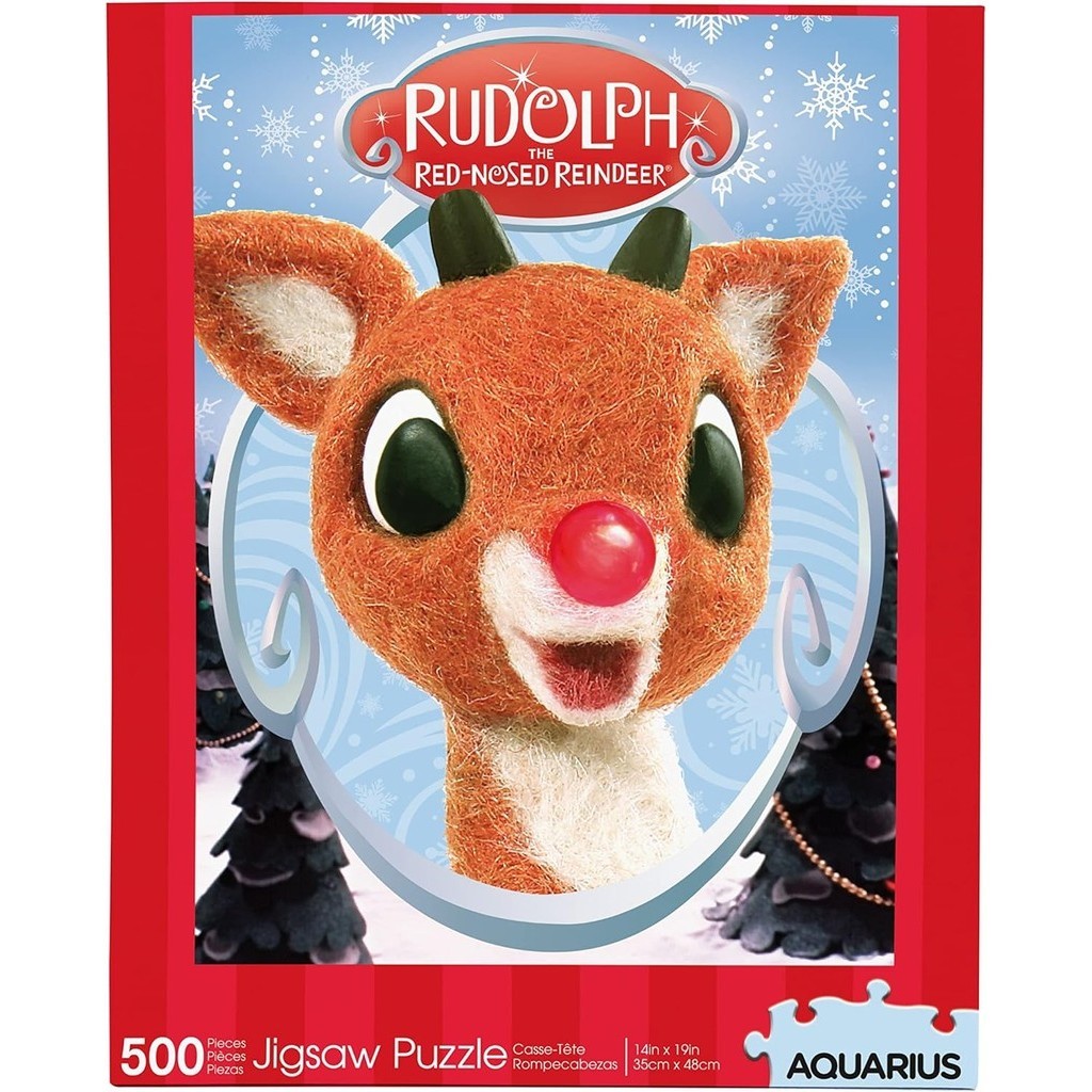 Rudolph the Red-Nosed Reindeer Puzzle (500 Piece Jigsaw Puzzle) - Glare ...