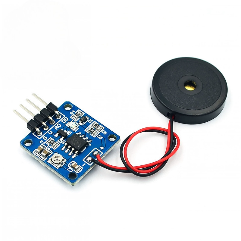 Piezoelectric shock tap sensor Vibration switch module piezoelectric ...