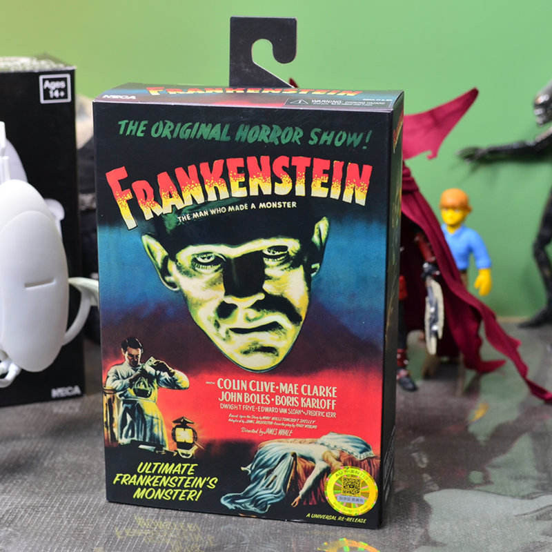 Genuine NECA Frankenstein Color Version Universal Monster Universe ...