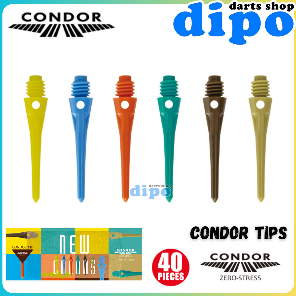 CONDOR TIPS (new color) (40pcs) - CONDOR Darts Soft Tips | Shopee Philippines