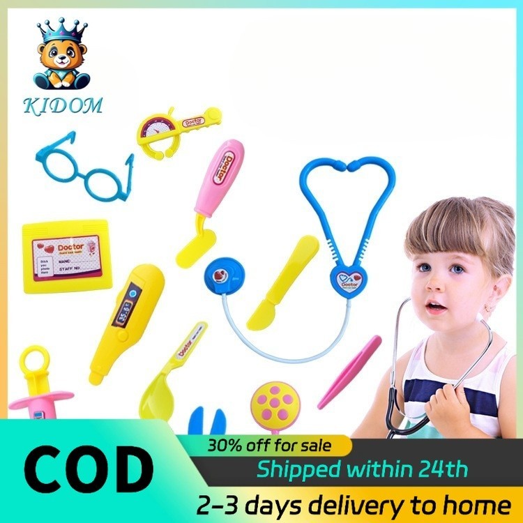 Children'S Doctor Toys Set Simulation Nurse Stethoscope Injection Girl ...