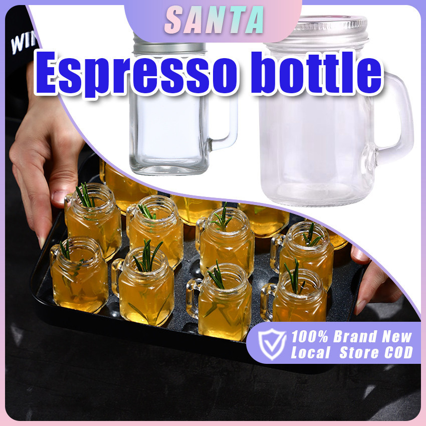 Mini Mason Jar with Lid Portable Shot Glass and Souvenir Container for ...