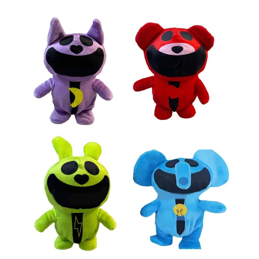 Smiling Critters Plush Toys Hopscotch Cat Nap BearHug Plushie Doll Kawaii Stuffed Noel P7C7 ...