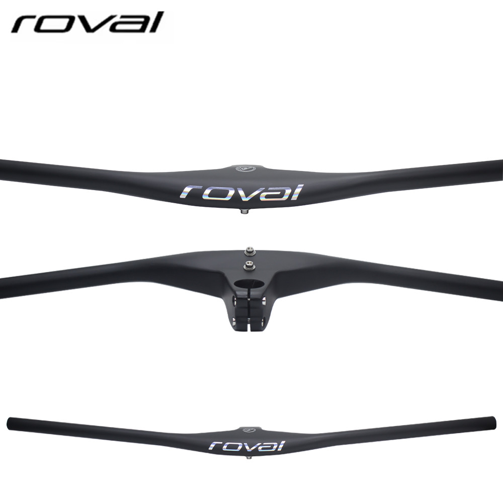 Rovai carbon fibre mountain bike integrated straight handlebar matte ...