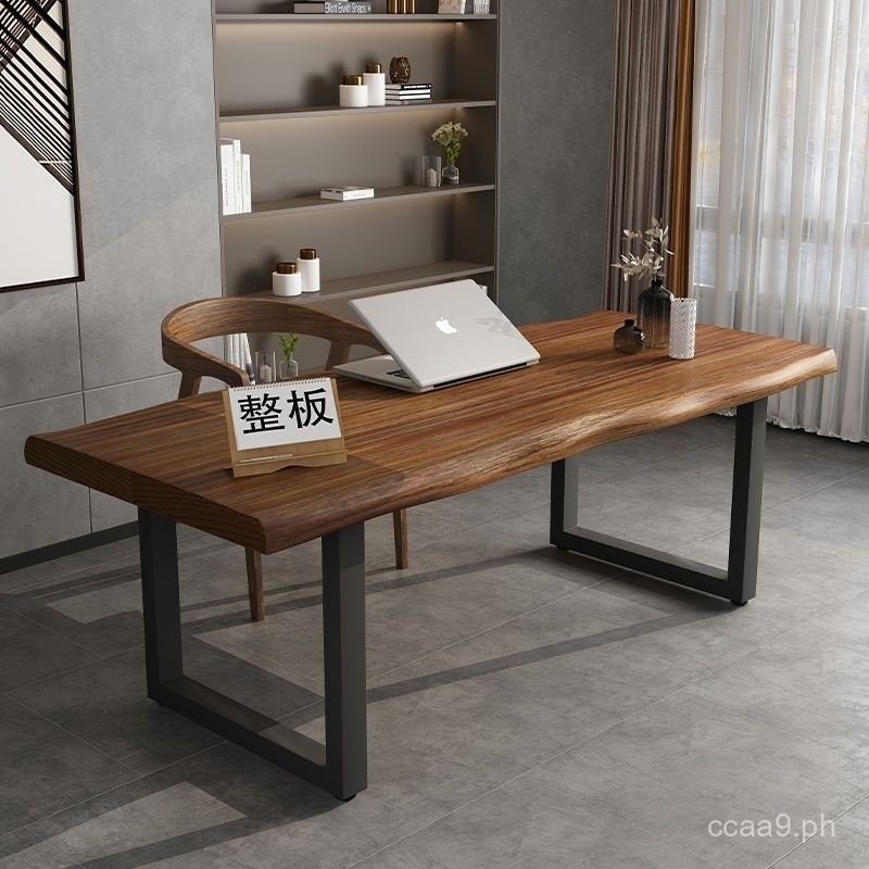 Large Solid Wood Office Desk Home Desktop Computer Desk Long Study Desk ...