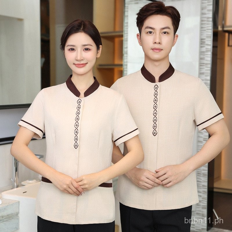 Advanced Cleaning Staff Work Uniform Short Sleeve Summer Shopping Mall ...