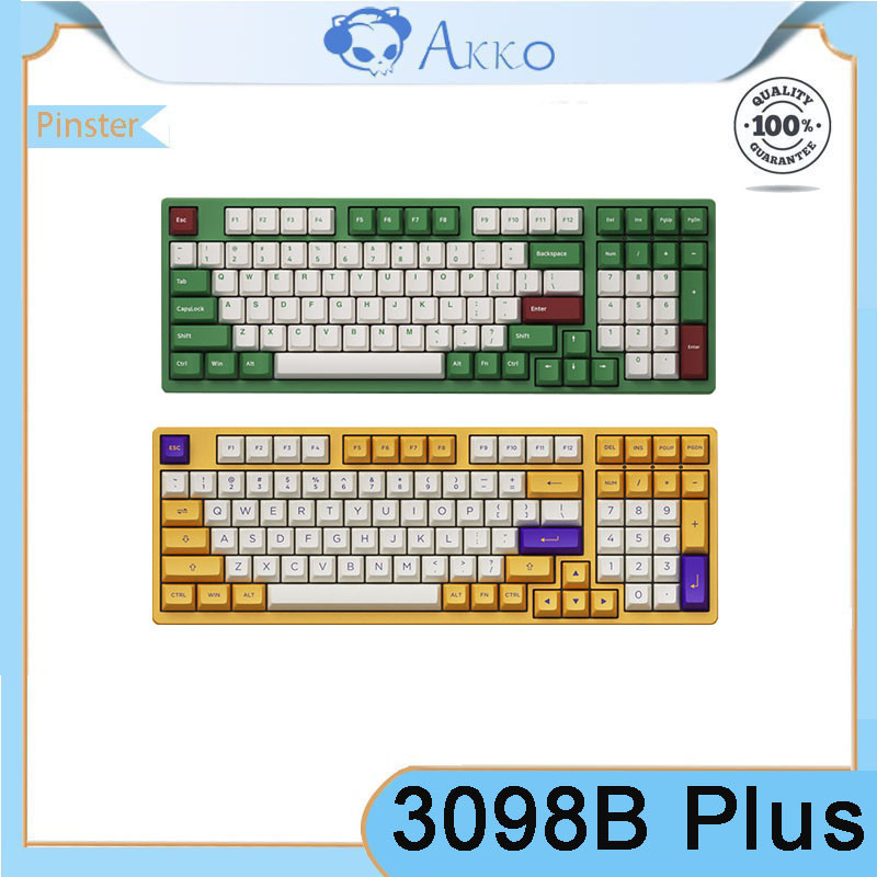 Akko 3098 Red Bean Matcha Los Angeles three mode Wireless Wired ...