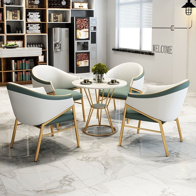 Reception Desk and Chairs Beauty Salon Rest Area Sales Office Meeting ...