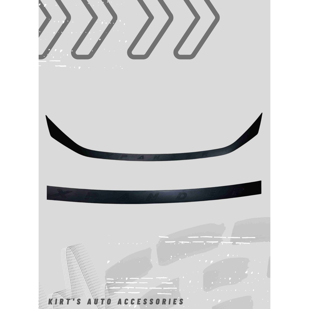Black Hood Lip Mitsubishi Xpander Hood Lid / Hood Shield Hood Guard ...