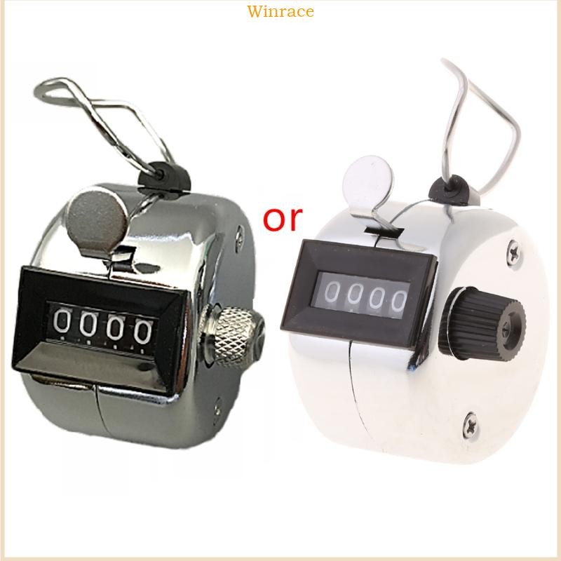 WRC Hand Tally Counters 4-Digit Lap Trackers Manual Clickers Metal ...