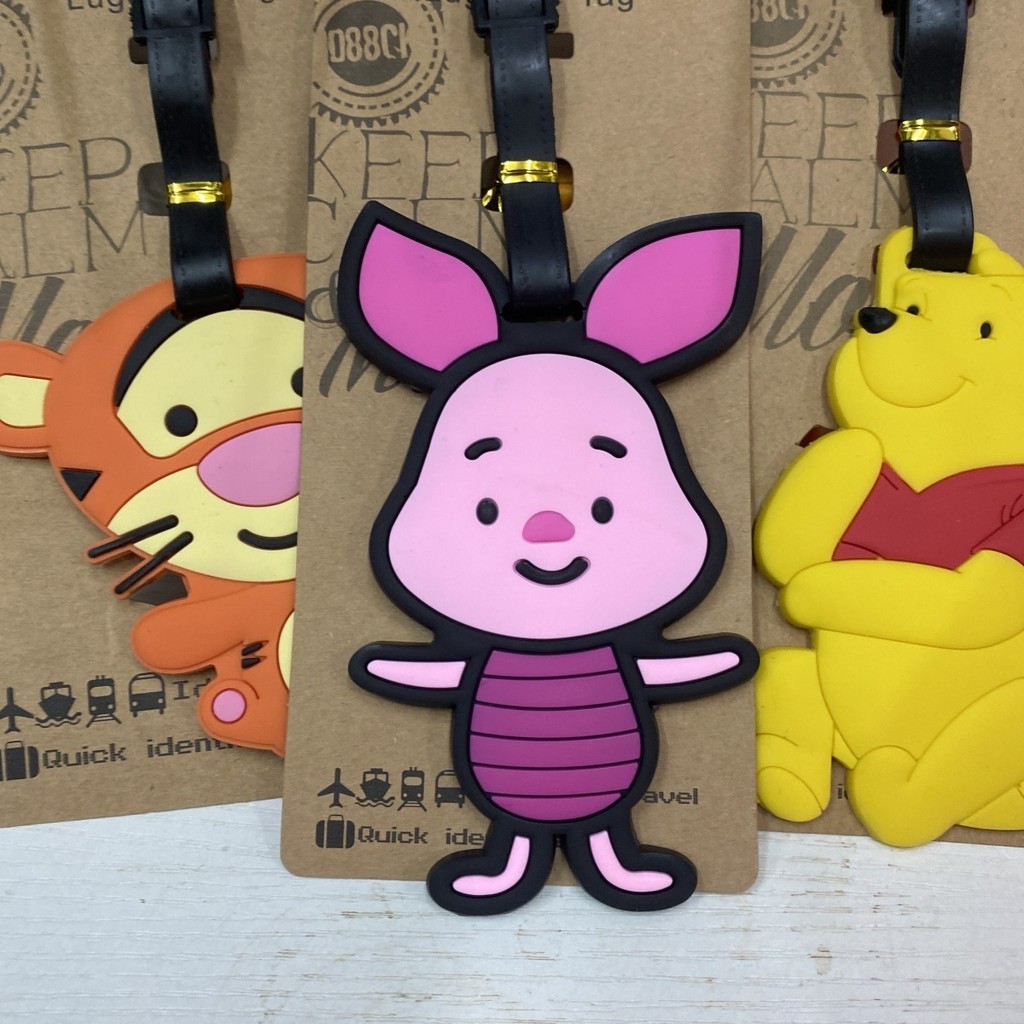 Travel Essential Boarding Pass Name Tag Luggage Tag Winnie the Pooh ...