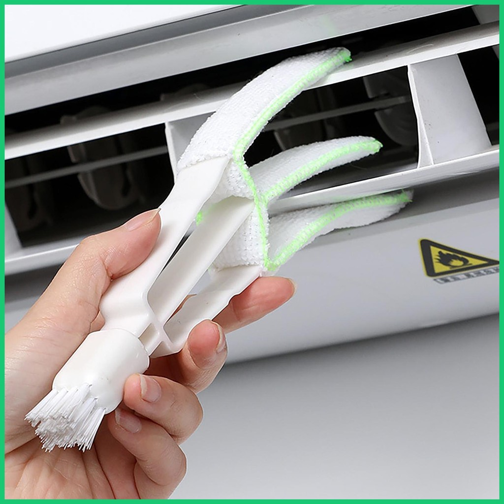 Air Duct Cleaning Tools Double-Head Car AC Cleaner Soft Vent Duster ...