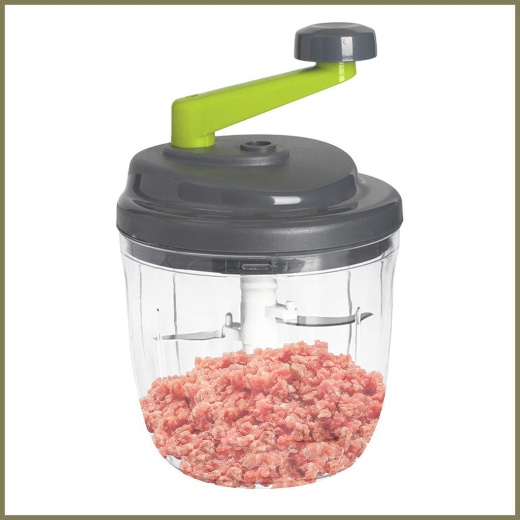 Hand Chopper Hand Crank Food Processor Rotary Onion Chopper Quick ...