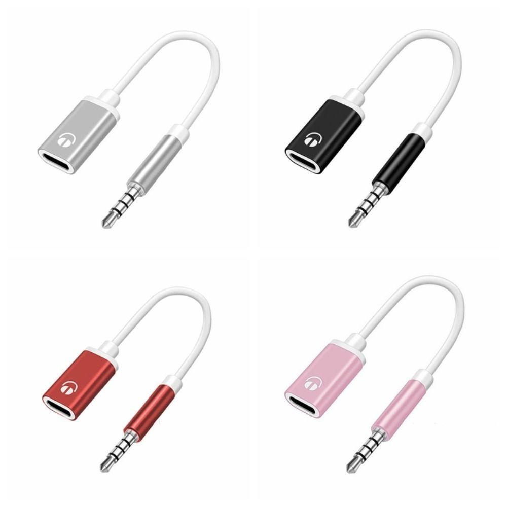 CLEOES 3.5mm Male Type-c Female Converter, 3.5mm Male Type C Female Type-C To 3.5mm Jack ...