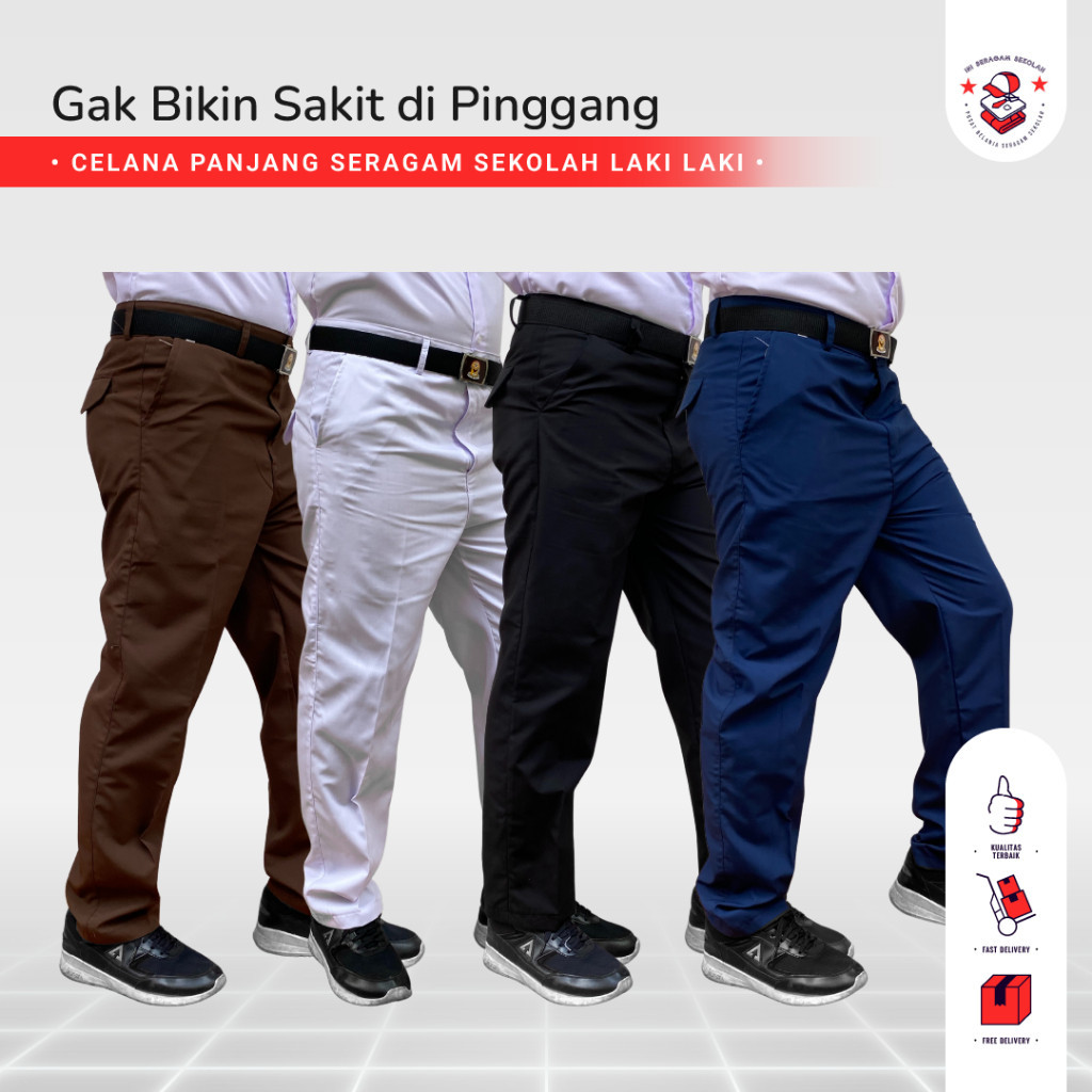 HITAM PUTIH Arvahstore - School Uniform Junior High School SMK Boys ...