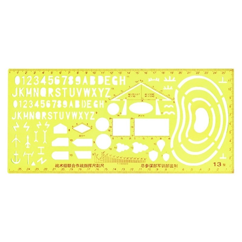 love* Geometric Drawing Template Rulers Tools Coordinate Scale Military ...