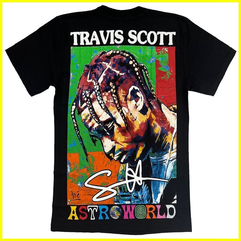 ஐ ♙ TRAVIS SCOTT - ASTROWORLD SHIRT ( THE ROXX )Shirts Oversized T ...