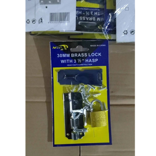 brasslock Cabinet Door Entrance Lock Set Anti-theft Kandado Padlock ...