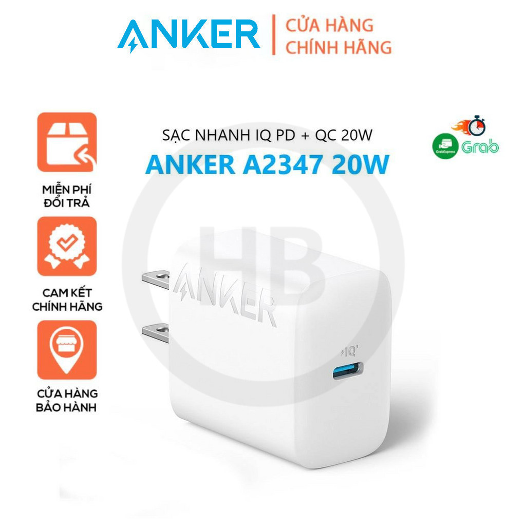 Anker 20W Anker A2347 USB-C Wall Charger (cable not included) - HAIBUN ...