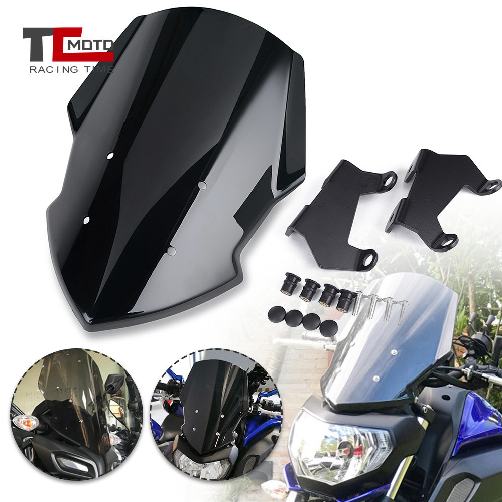 Windscreen Windshield For Yamaha MT 15 MT15 MT-15 2019 2020 2021 2022 ...