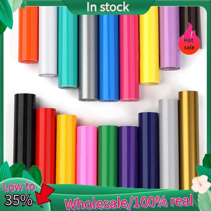 Vinyl Roll, 12inch x 3FT Multi-Color Permanent Vinyl for Cricut ...