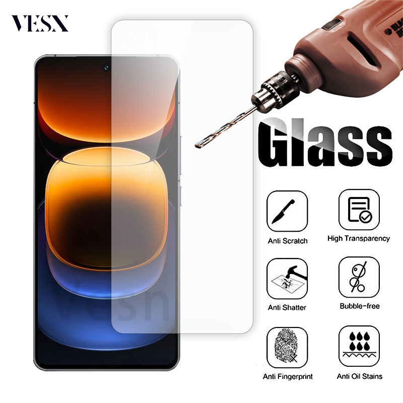 Tempered Glass Screen Protector Film For VIVO iQOO 13 12 11 Z10 Z10x Z9 Turbo Endurance Z9x Neo ...