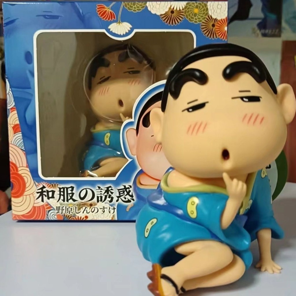 model Crayon Shin-Chan Cartoon Anime Figure Shinnosuke ohara Gk Kimono ...