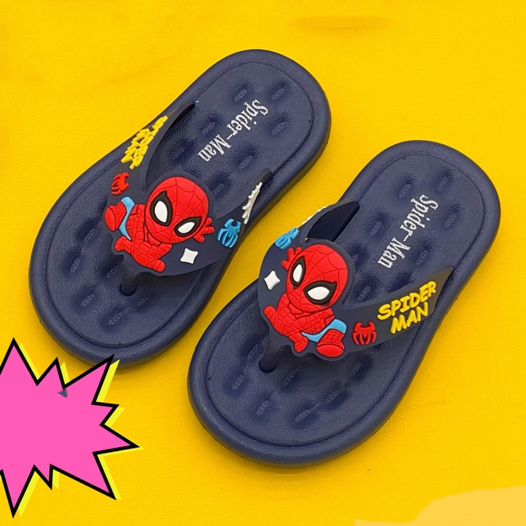 HM Footwear Y-SHAPE KIDS BOY SPIDERMAN SLIPPER CHARACTER SLIPPER FOR ...