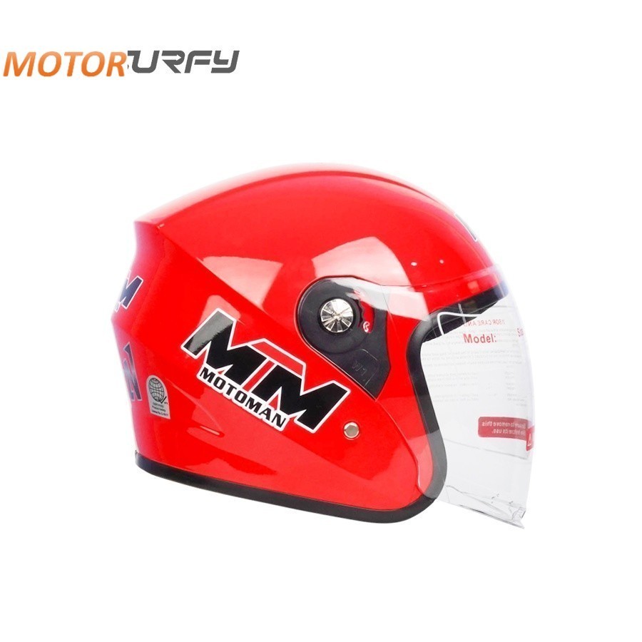 MTM S-103 Motorcycle Helmet Motoman Half Face Helmet With ICC Sticker ...