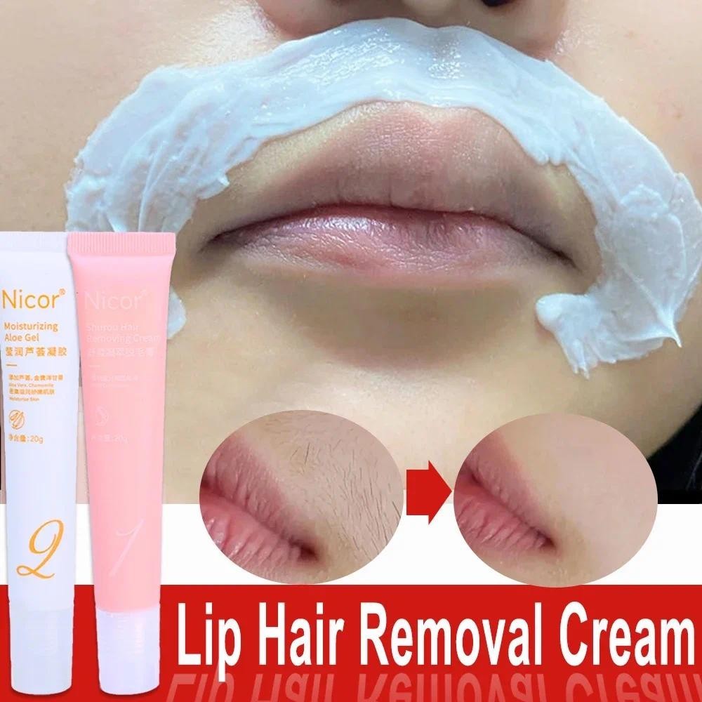 Effective Lip Hair Remover Men Women Painless Gentle Facial Lip Hair ...