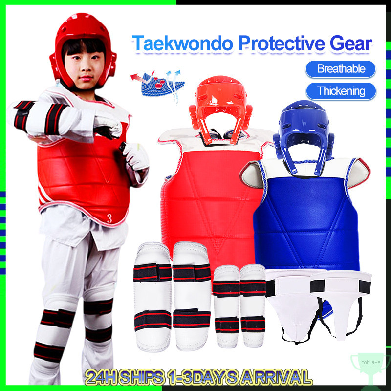 Kids Taekwondo Protective Gear Shift Taekwondo Uniform Competition ...