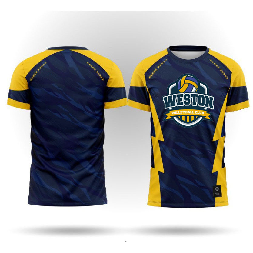 2025 Mens Volleyball Sublimation T Shirt Volleyball Full Sublimation T ...