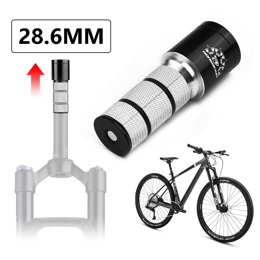 28.6mm Bicycle Hidden Handlebar Riser Extender Bike Fork Stem Extension ...