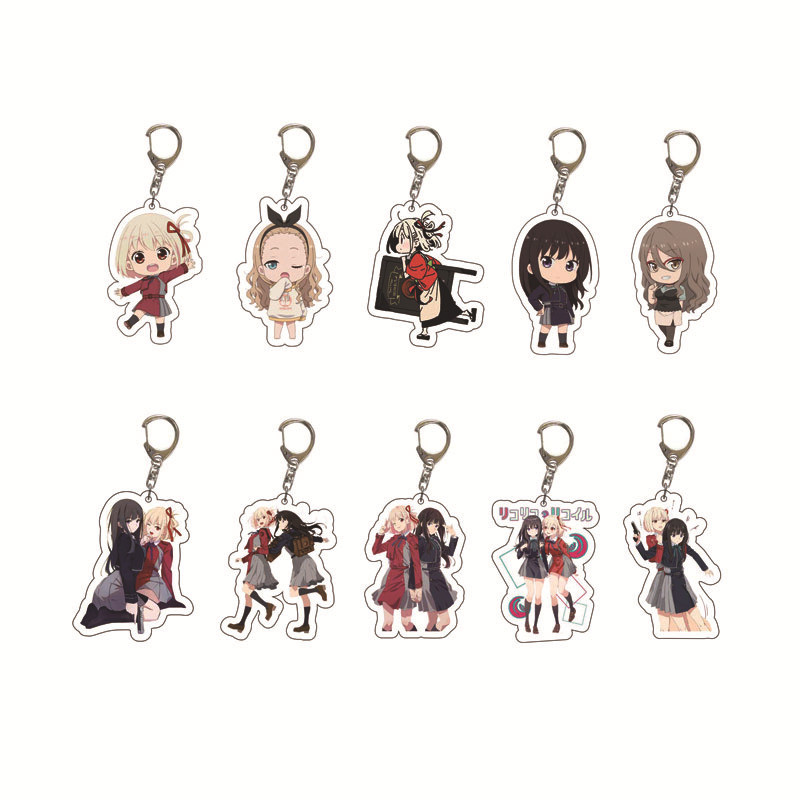 Lycoris Recoil Lycoris Recoil Cartoon Anime Acrylic Keychain | Shopee ...