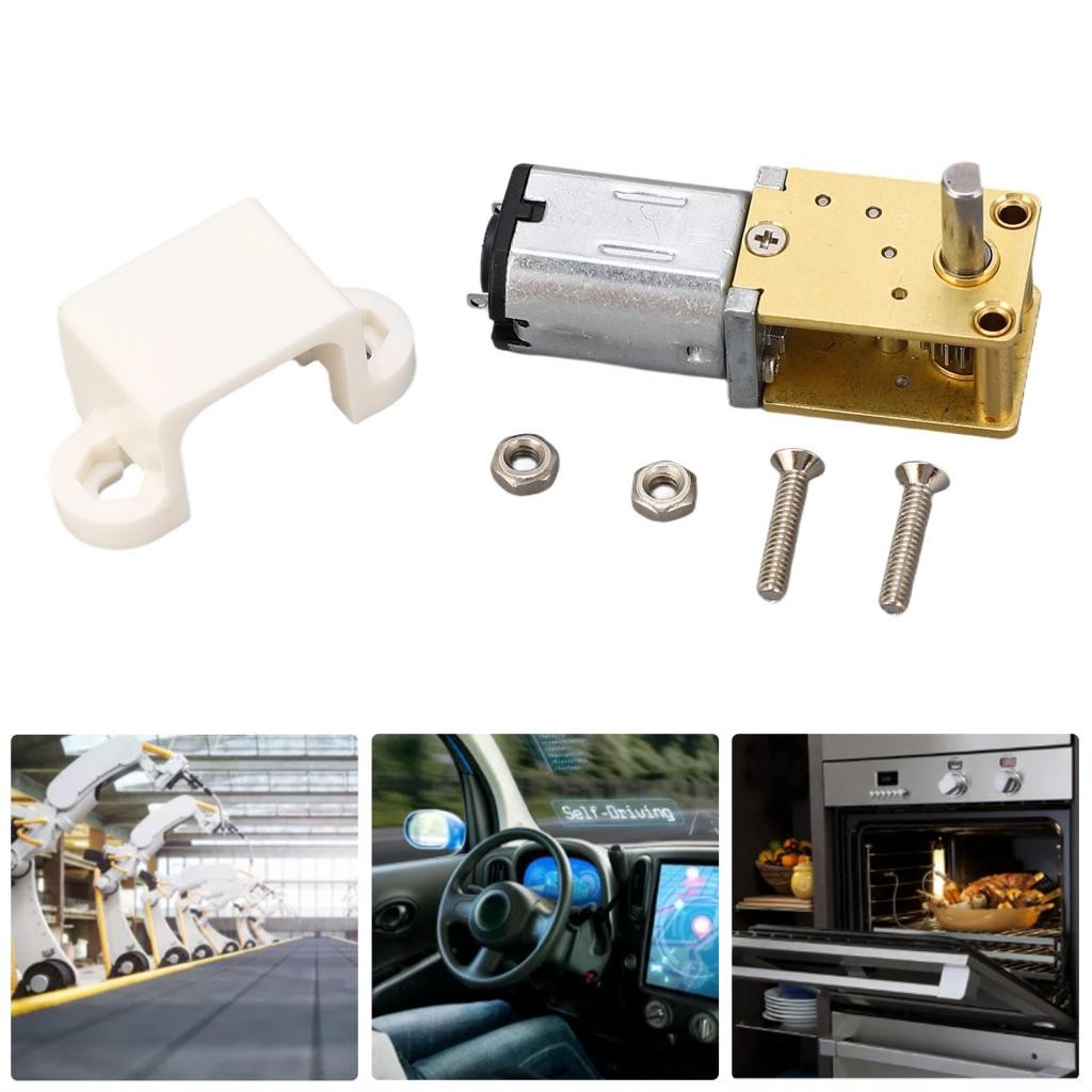 Supergoodsales DC Motor Gear Low Noise Stable 12V Large Torque High ...