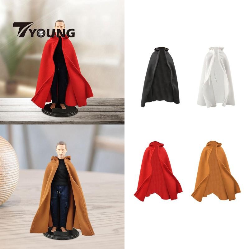 [Available] 1:6 Scale Men's Hooded Cloak Full Length Cape Color Cosplay ...