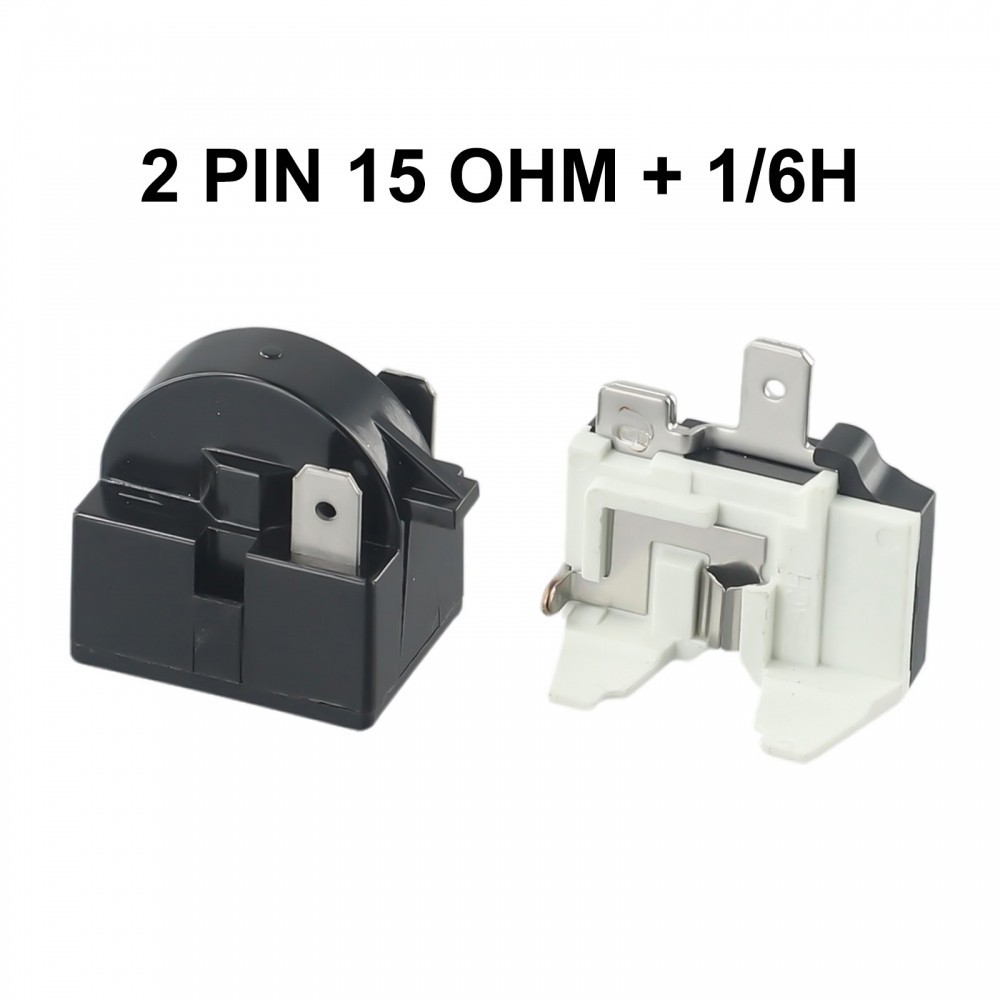 Universal Refrigerator PTC Relay and Compressor Overload Protector Kit ...