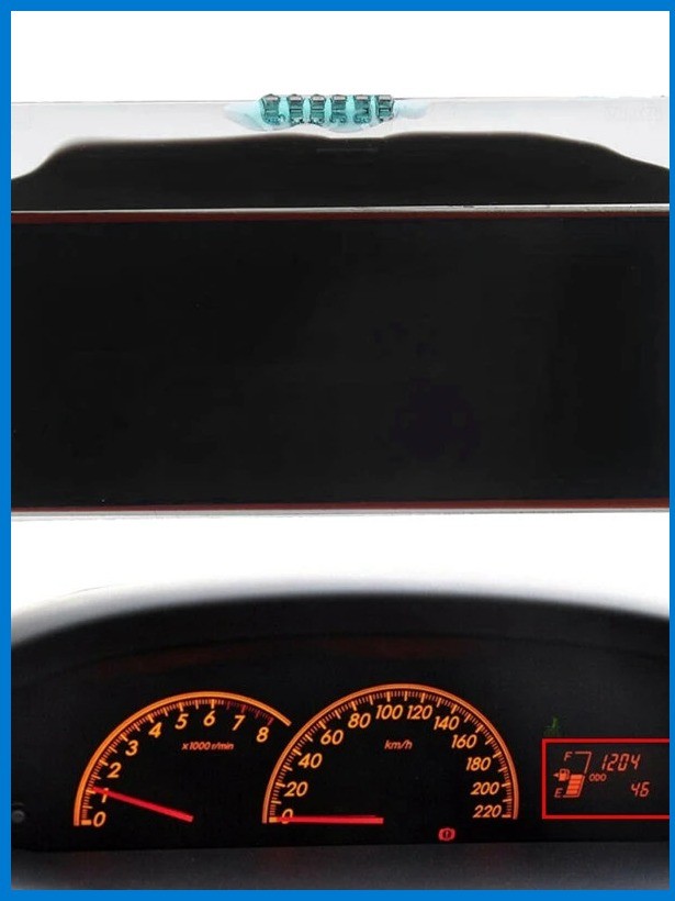 Instrument Cluster Fuel Gauge LCD Display Screen For Toyota VIOS YARIS ...