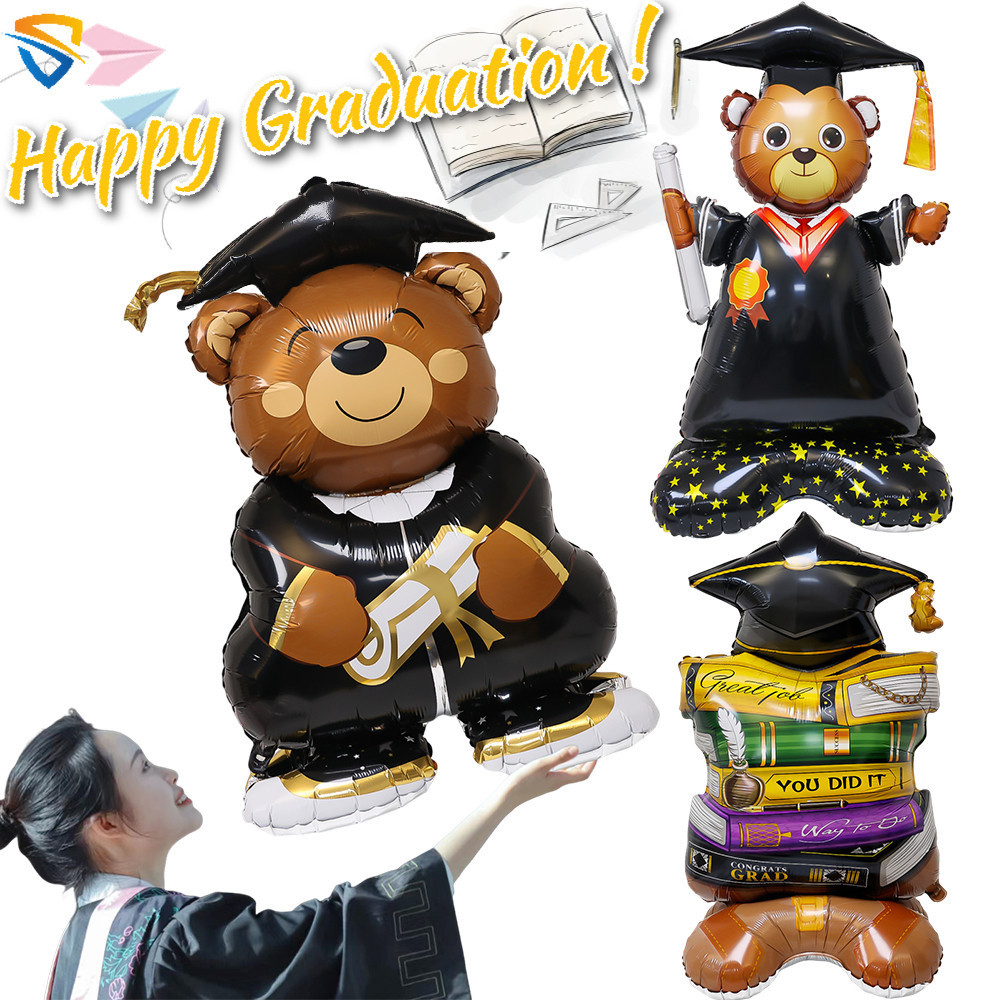 Congratulation Graduation Aluminum Foil Balloons Large Size Cartoon ...