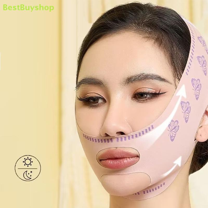 BBS Bless Face Bandage Breathable V Face Band Cheek Lift Up Anti ...