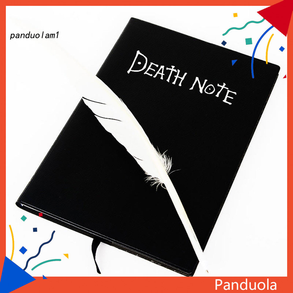 PANDU Notebook with Feather Quill Pen Japanese Cartoon Comics Anime ...