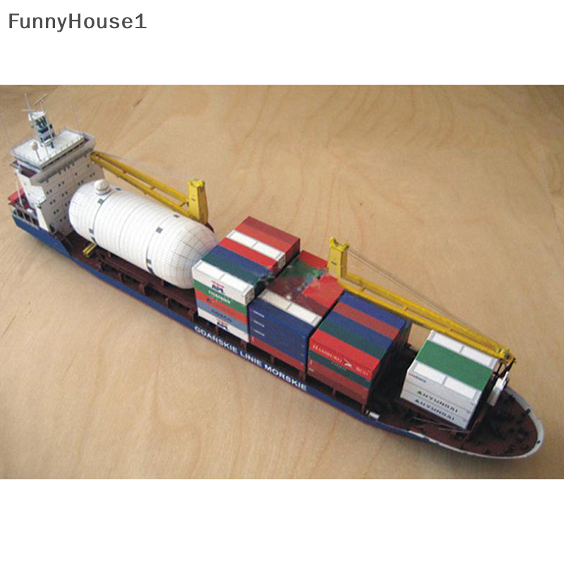 FH 1:400 Gdansk Cargo Ship DIY Handcraft 3D Paper Card Model Sets FH ...