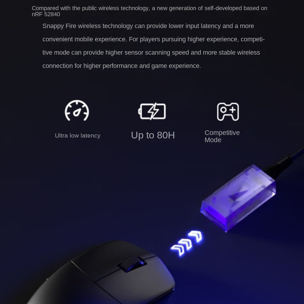 Ninjutso Sora V2 Wireless Dual Mode Lightweight Ultra Long Range Gaming ...