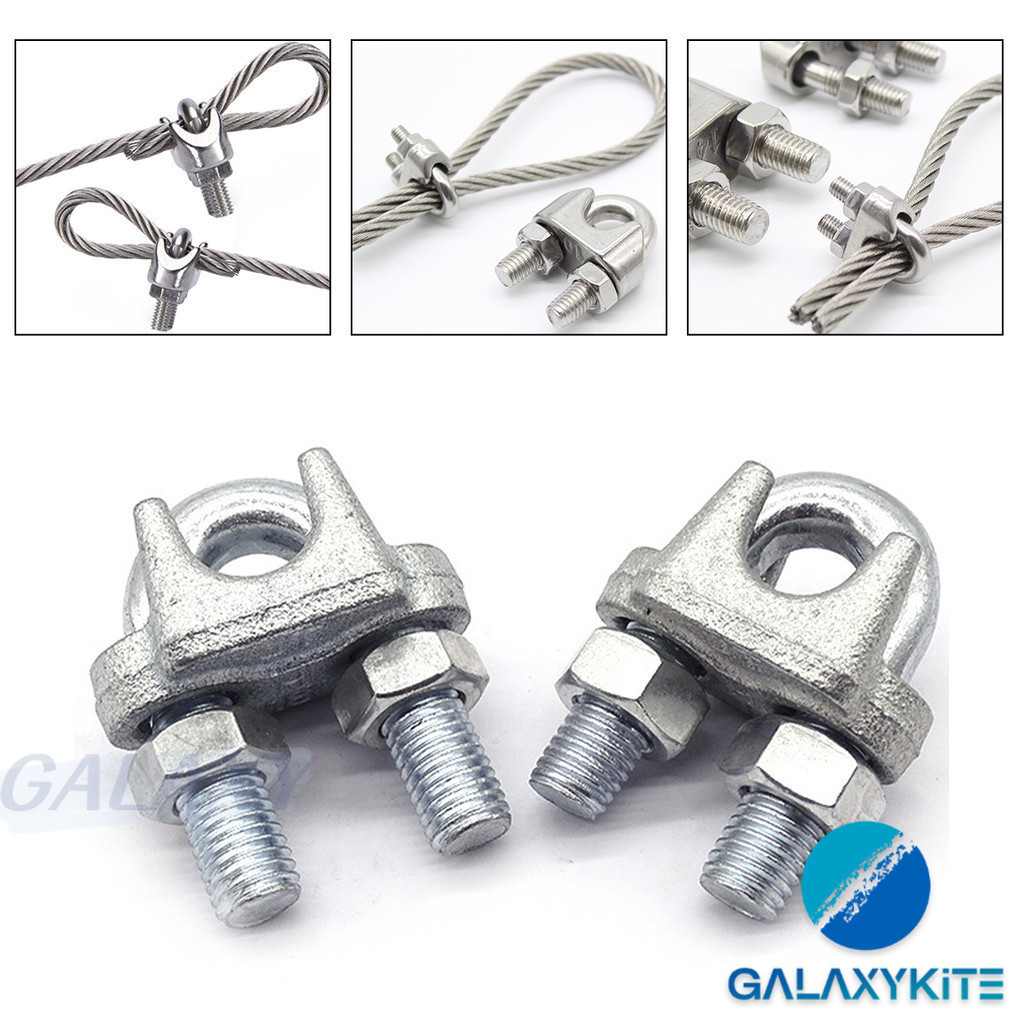 G.K. GI Cable U Clamp for Steel Wire Rope - M3 M5 M6 Steel Cable Clip ...