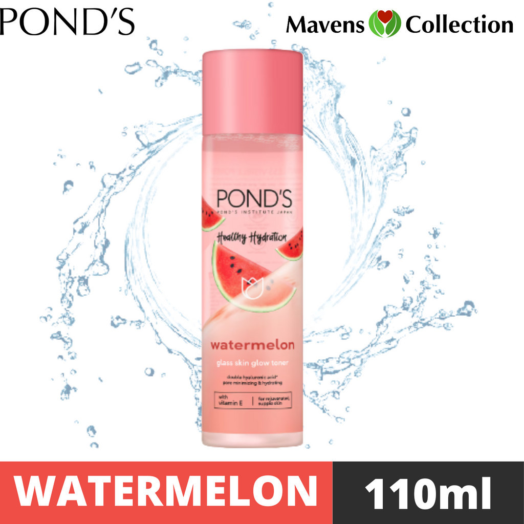 PONDS Healthy Hydration Watermelon Glass Skin Toner 110ml | Shopee ...